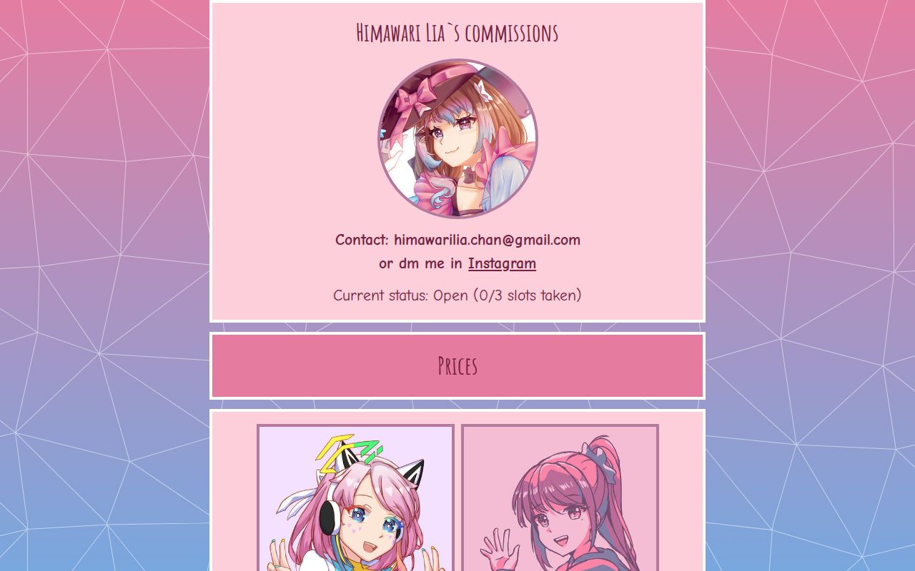 Himawari Lia`s commissions